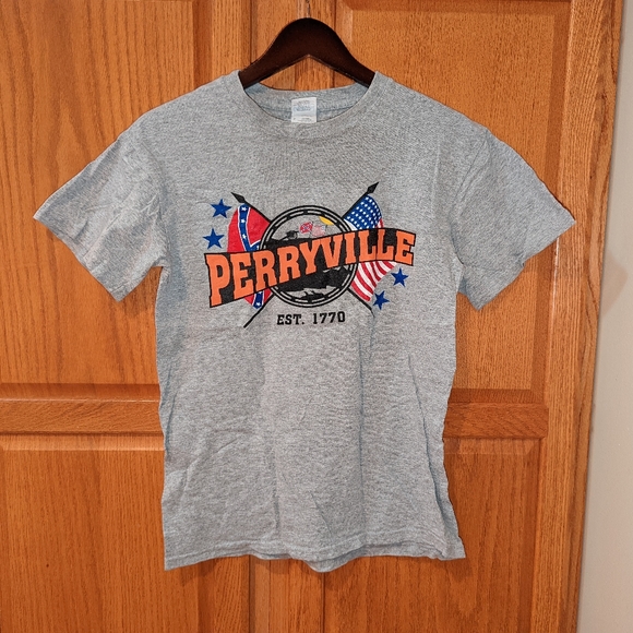 Shirts | Perryville Kentucky T Shirt Men Size S Light Grey Civil War ...